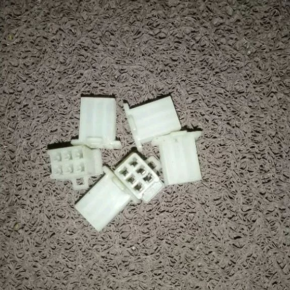 Jual socket soket feting sambungan famale kosong 6 pin original harga ...