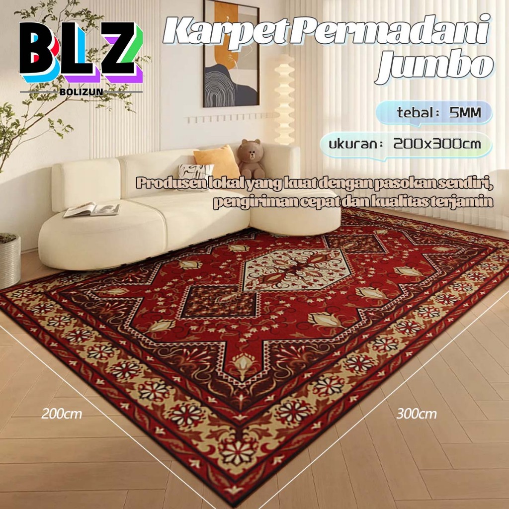 Jual BOLIZUN Karpet Lantai Eropa Style JUMBO Uk 200 x 300cm/Karpet ... Jual BOLIZUN Karpet Lantai Eropa Style JUMBO Uk 200 x 300cm/Karpet ...