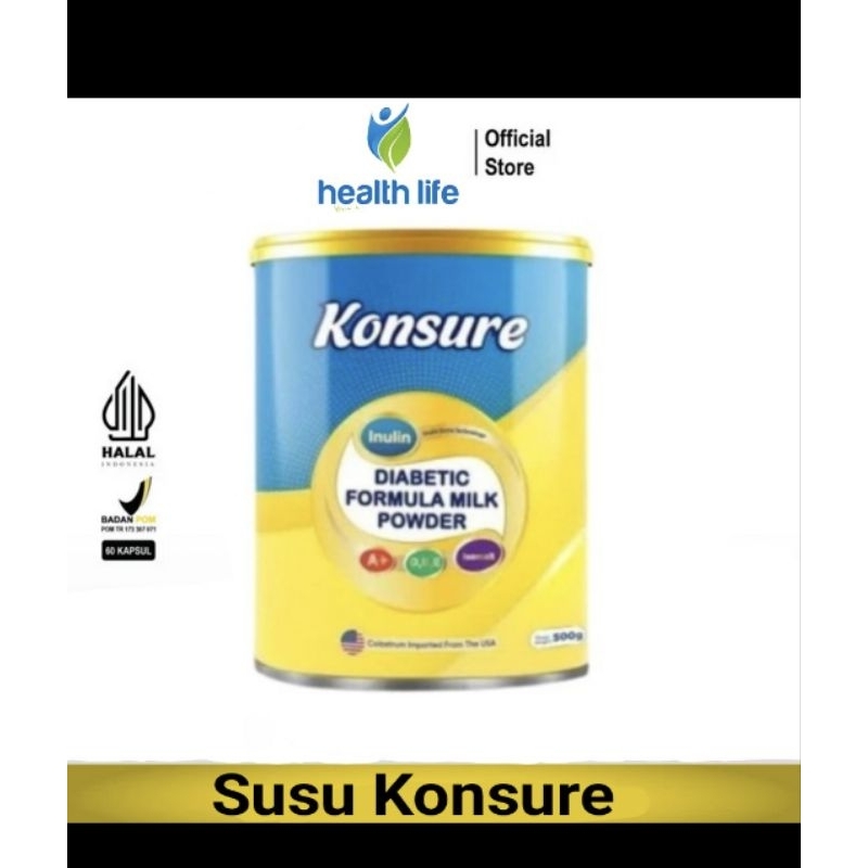 Jual Susu Konsure Diabetic Formula Milk Powder Asli USA | Shopee Indonesia