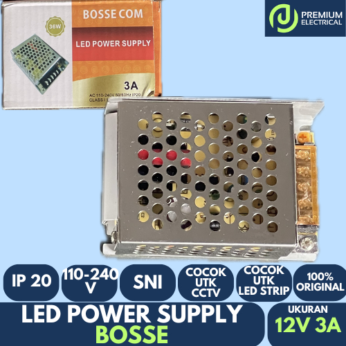Jual Power Supply Adaptor Switching Trafo LED Strip 12V 3A 12 Volt 3 Ampere | Shopee Indonesia