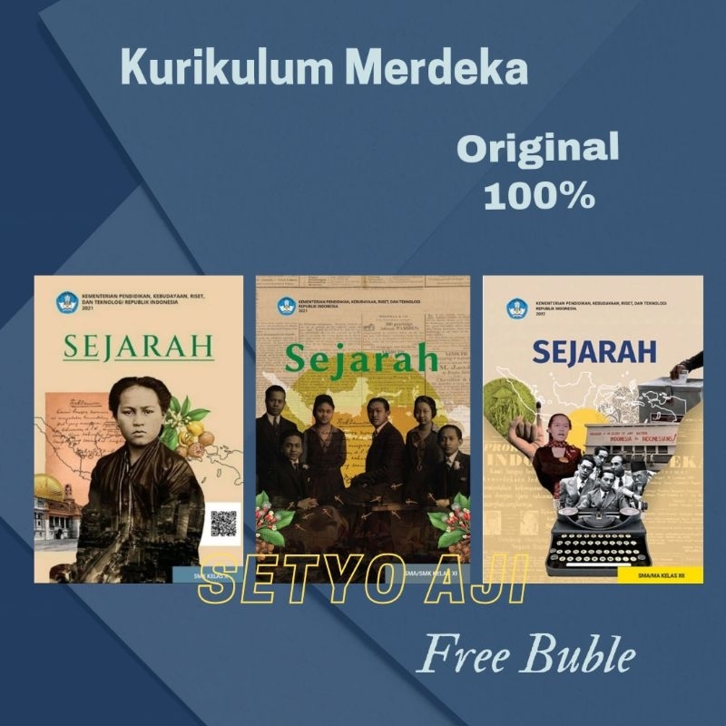 Jual Buku Siswa Sejarah Untuk SMA SMK Kelas 10 11 12 Kurikulum Merdeka Diknas | Shopee Indonesia