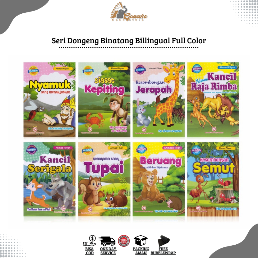 Jual Buku Cerita Anak Bergambar Buku Dongeng Anak Binatang Lengkap ...