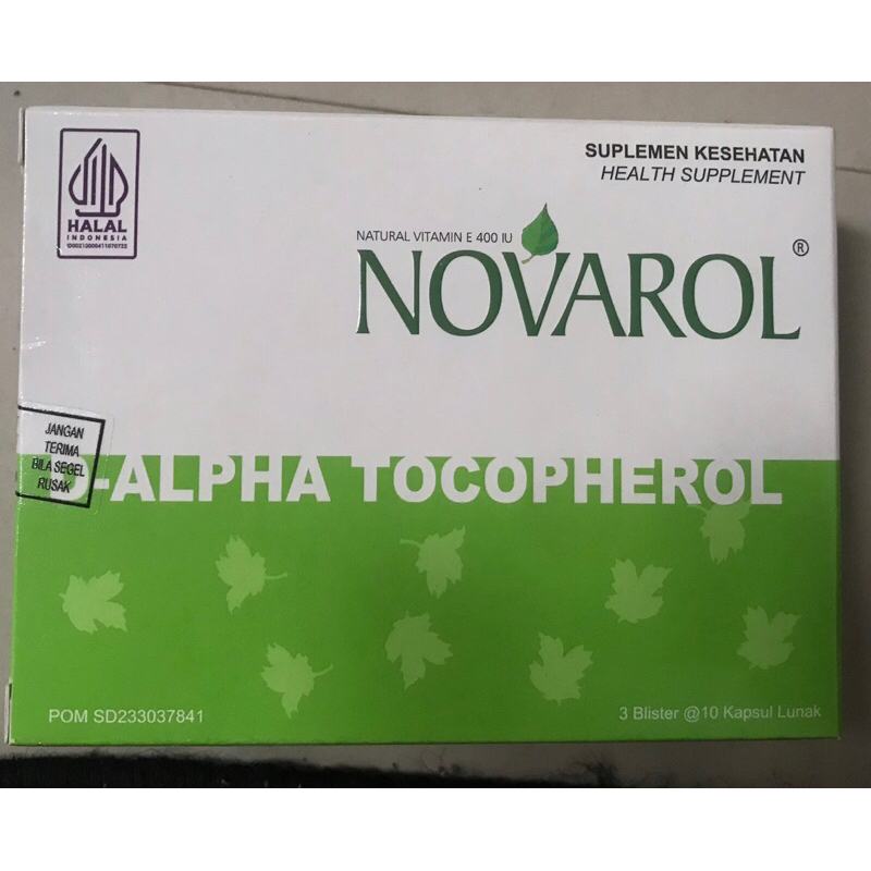Jual NOVAROL VITAMIN E 400 IU | Shopee Indonesia