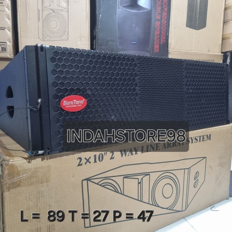 Jual Speaker Line Array Baretone MAX210LW Double 10 inch 2 Way ...