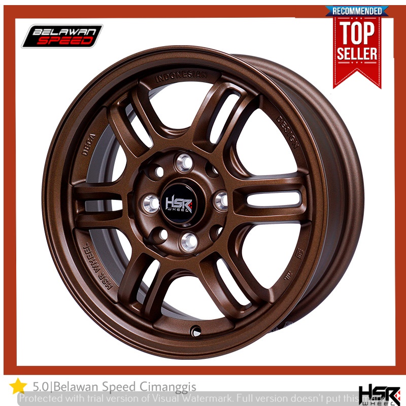 Jual VELG MOBIL RACING PELEK MODIFIKASI RING 14 HSR AERI PCD 4X100/114,3 UNTUK WULING AIR EV ...