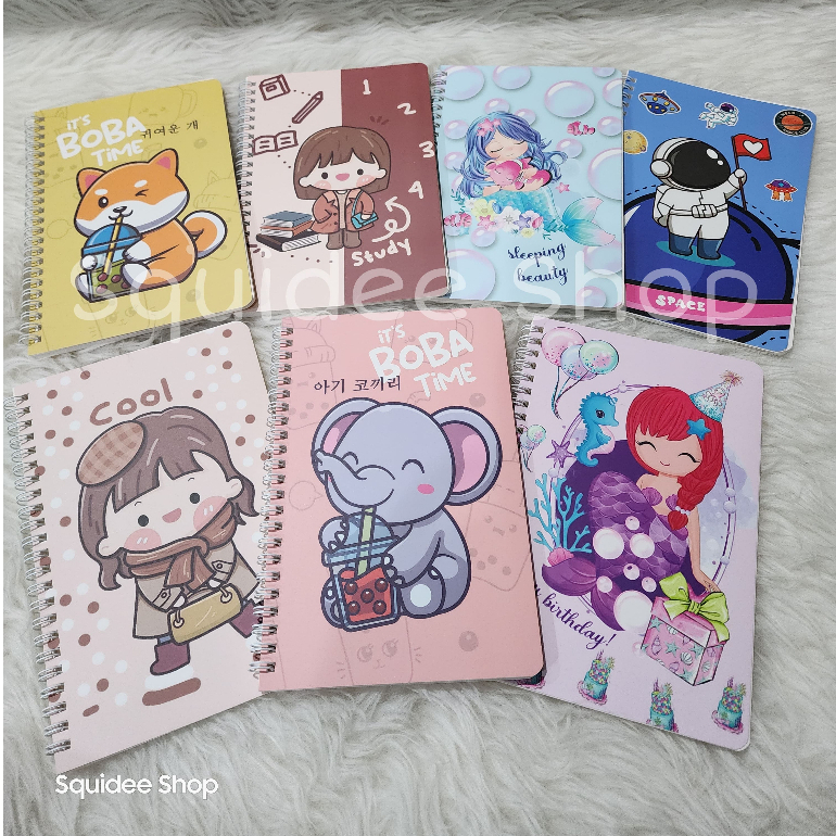 Jual Note Book/Buku Tulis/Buku Murah/Buku Lucu/Striped Coil Notebook ...