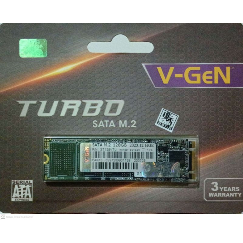 Jual V-GeN SSD SATA M.2 TURBO 128GB | Shopee Indonesia