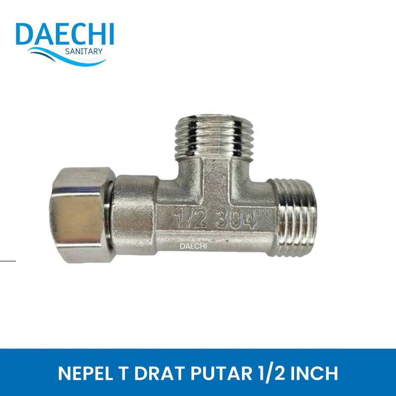 Jual Nepel T Stainless 304 Ring 1/2 inch Nepel Tee Kran T Mur Putar ...