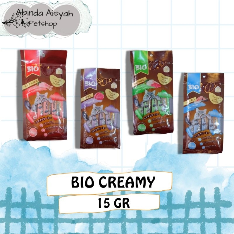 Jual BIO CREAMY TREATS 15 GR (ISI 4 PCS) | Shopee Indonesia