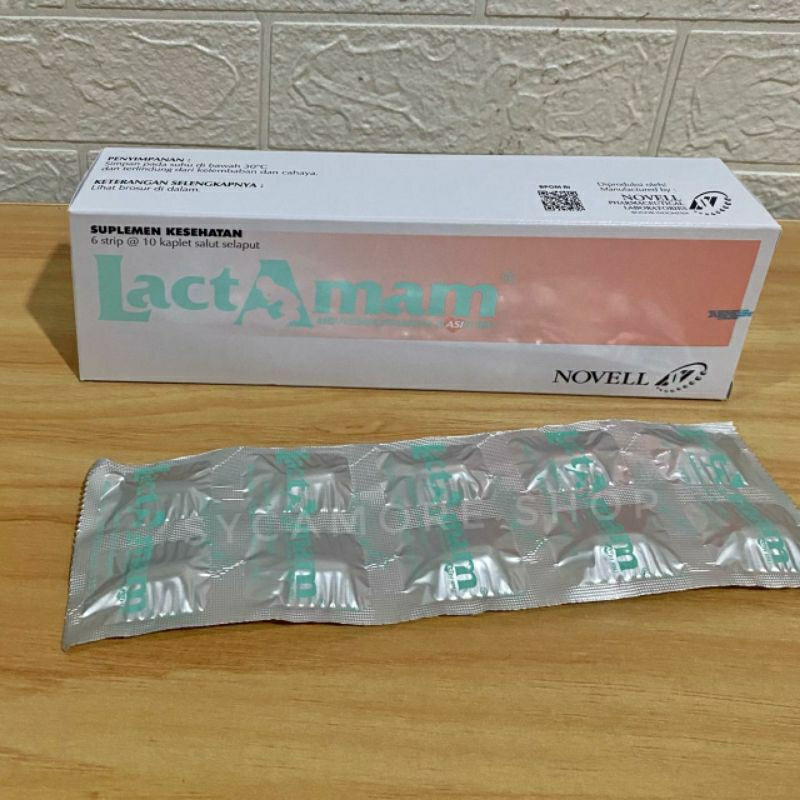 Jual Lactamam Suplemen Asi Booster per-strip | Shopee Indonesia
