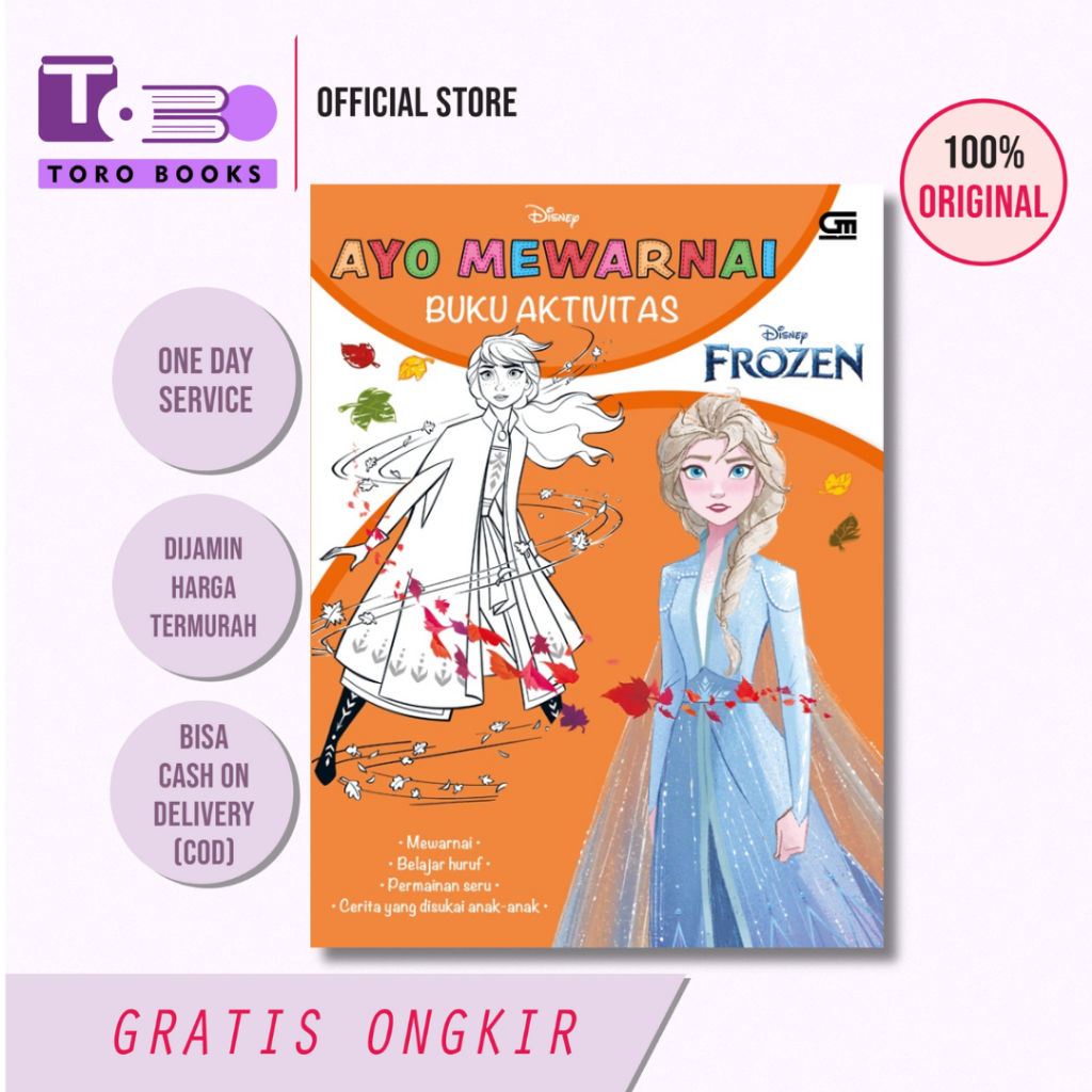Jual Buku cerita anak, FROZEN II perjalanan menakjubkan// hutan ajaib ...