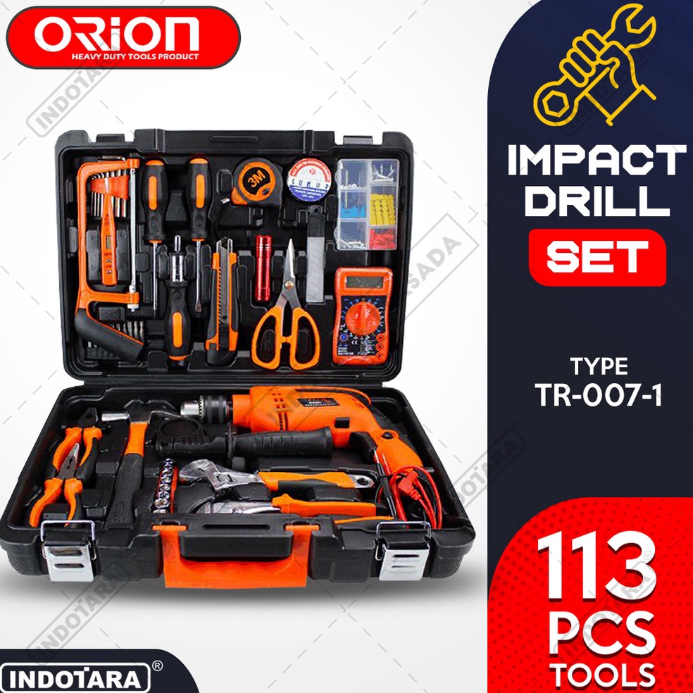 Jual Menarik Hand Toolset Tool Kit Set Toolkit Toolbox Orion TR71 | Shopee Indonesia