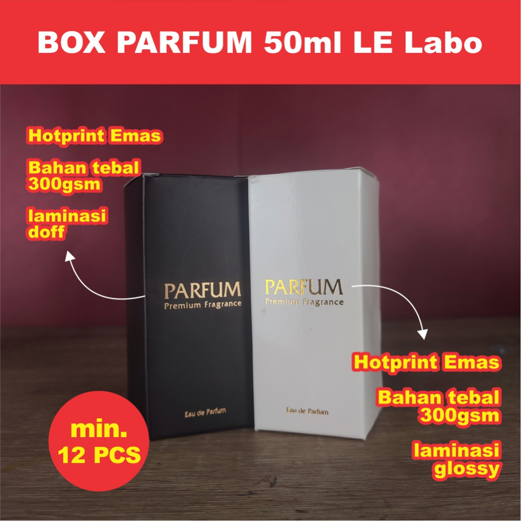 Jual Dus Parfum Box Parfum Kemasan Parfum 50 ml bisa semua jenis botol ...