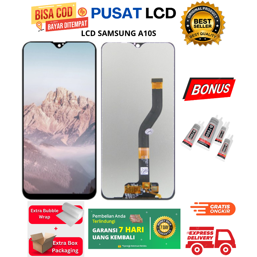 Jual LCD SAMSUNG A10S FULLSET BLACK ORIGINAL | Shopee Indonesia