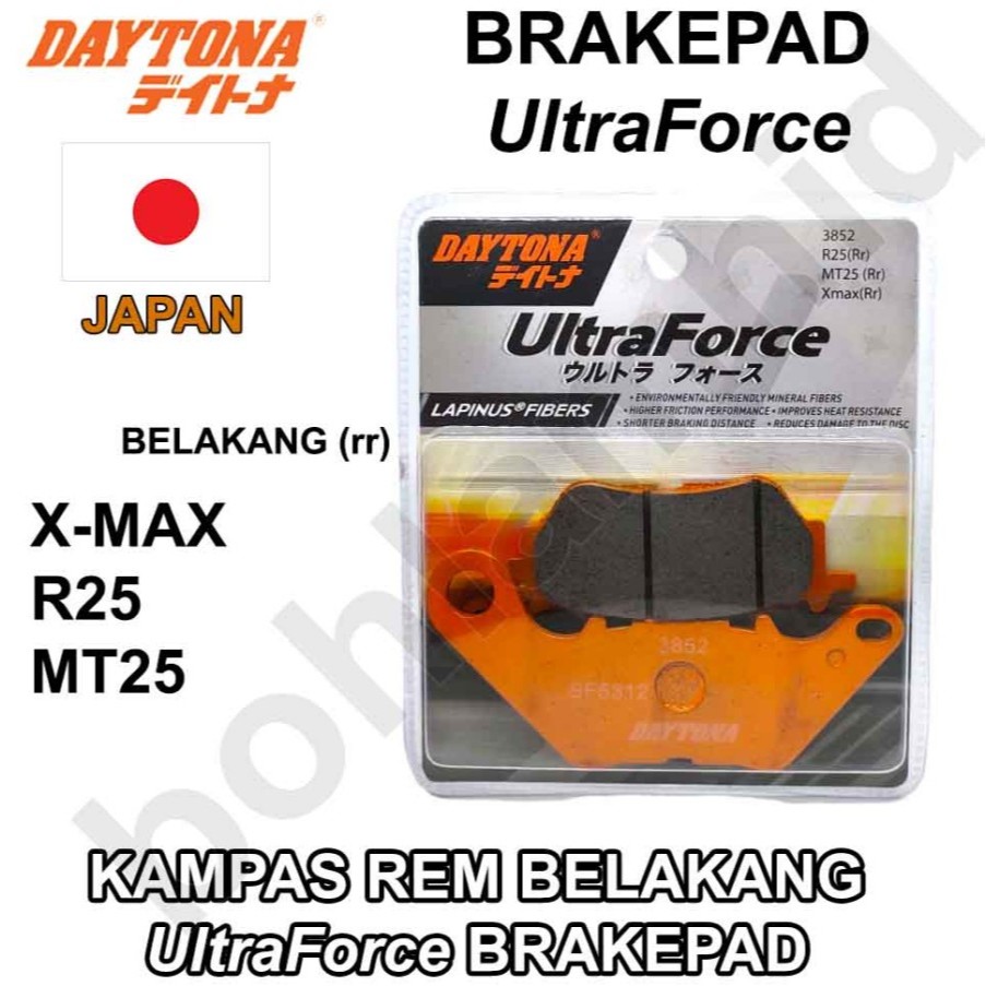 Jual Kampas Rem Belakang (rr) DAYTONA ULTRA FORCE Xmax, R25, MT25 ...