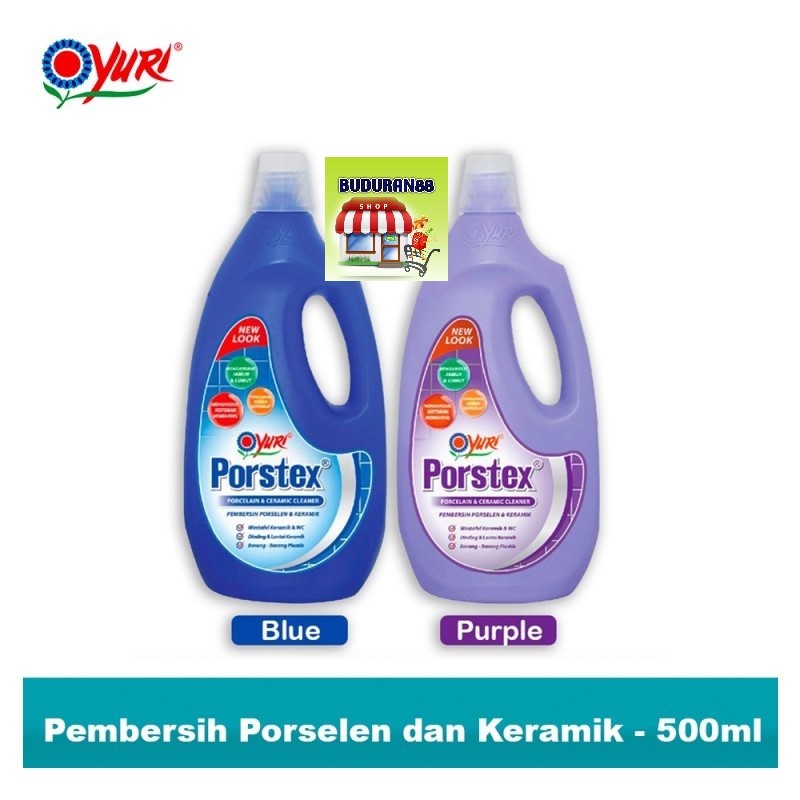 Jual Porstex Yuri Pembersih Kamar Mandi Porselen dan Keramik 500 ml ...