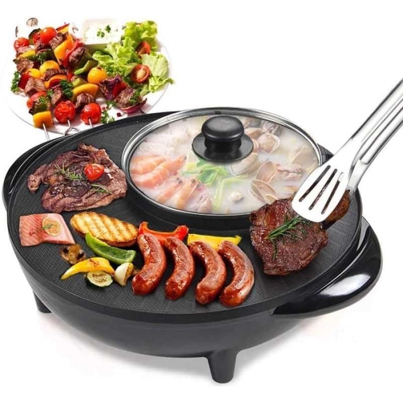 Jual Qori Store - Grill Pan Listrik DG-3 / Pemanggang Listrik / Hotpot ...