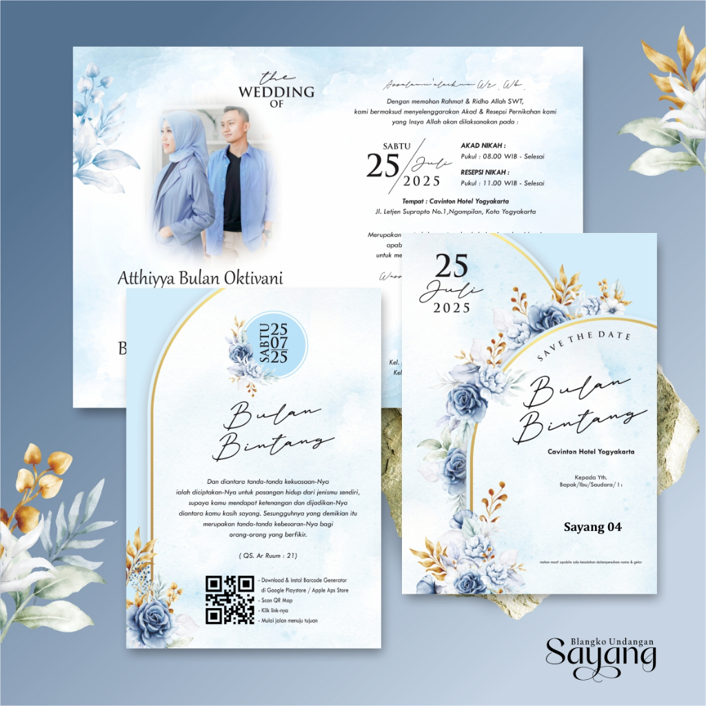 Jual SAYANG 04-BLANGKO UNDANGAN SAYANG-UNDANGAN PERNIKAHAN MURAH ...