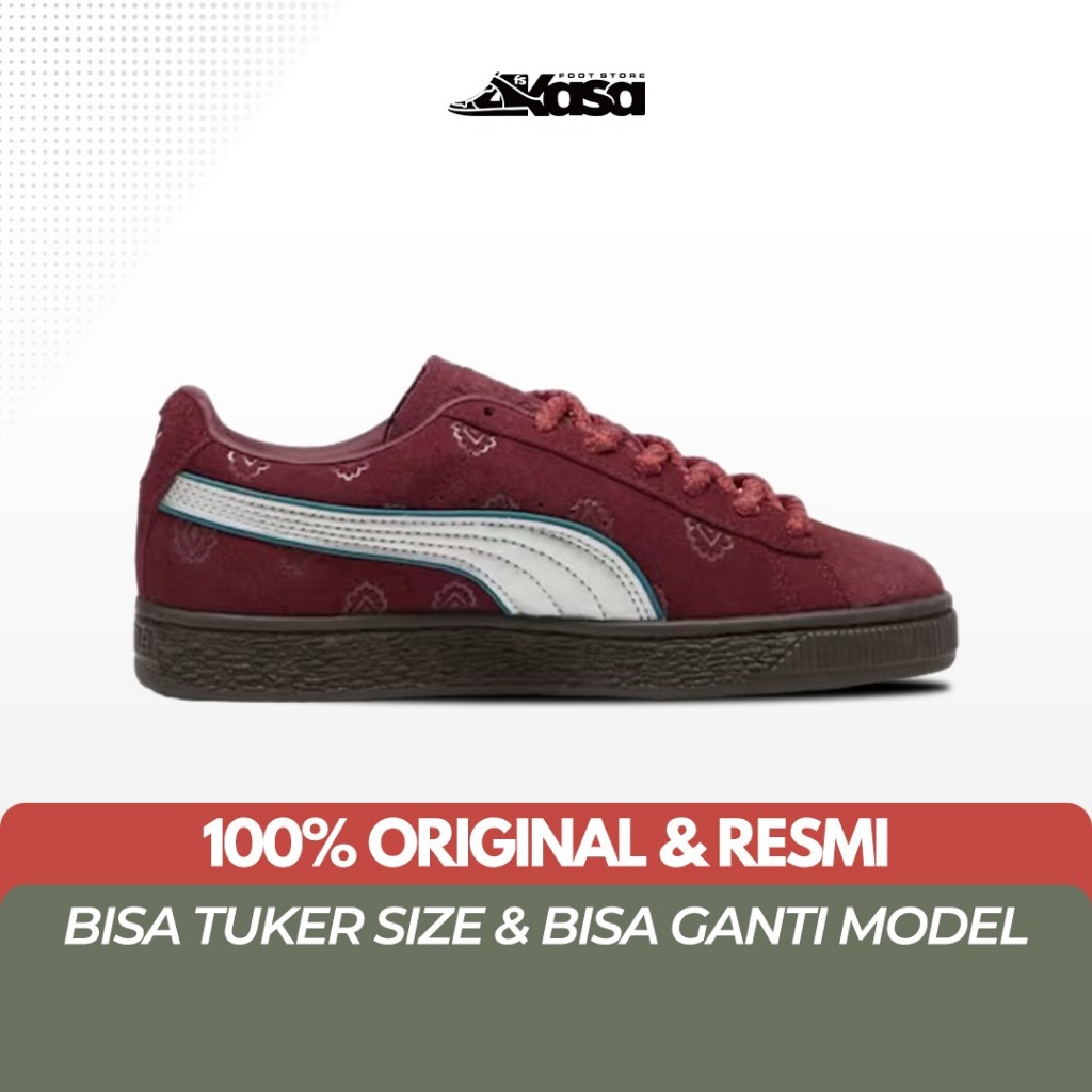 Jual Sepatu Sneakers Pria Puma Suede X Onepiece One Piece Red Haired ...