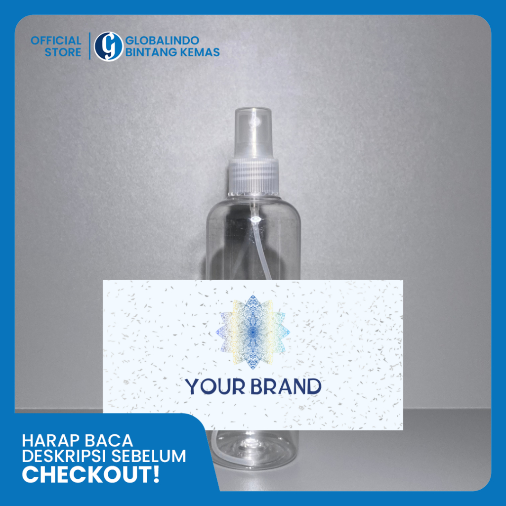 Jual Cetak Label Skincare | Stiker Botol Spray Skincare | Botol Spray ...