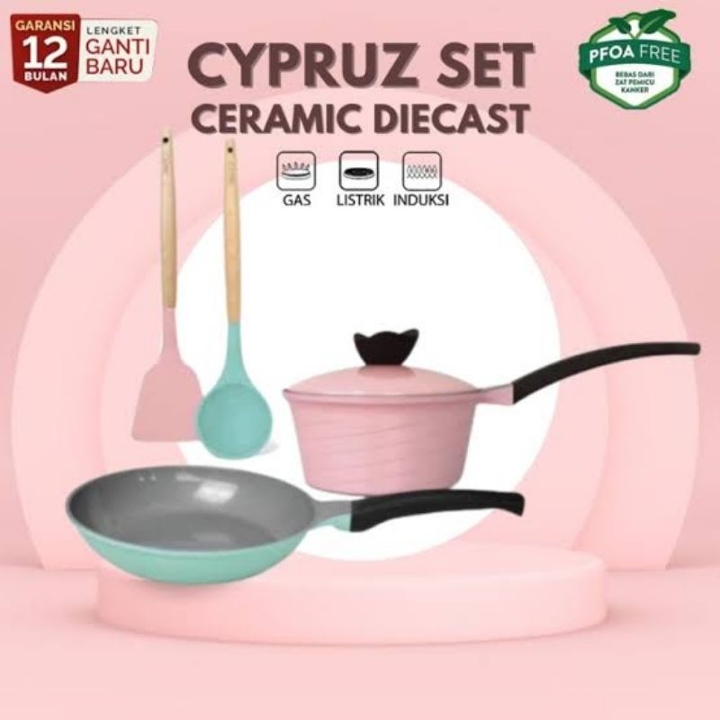 Jual Cyprus Ceramic Basic Set 5Pcs | Shopee Indonesia