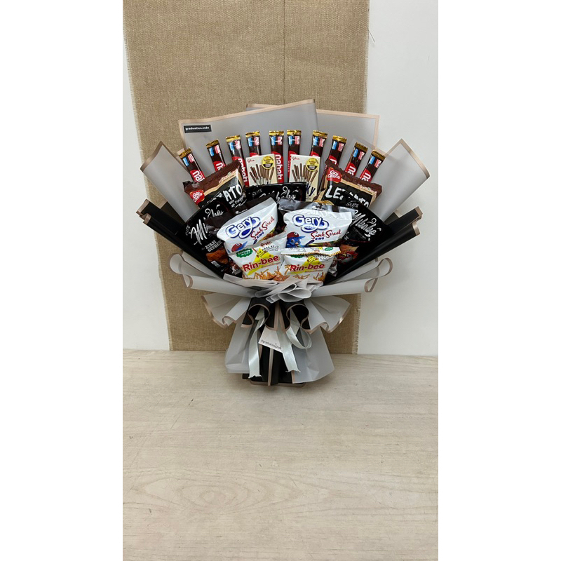 Jual buket jajan wrapping premium dengan jajan bermacam-macam | Shopee ...