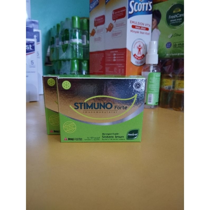 Jual Stimuno Forte Capsul - 1 box 10 Tablet - Harga Perstrip - Vitamin ...