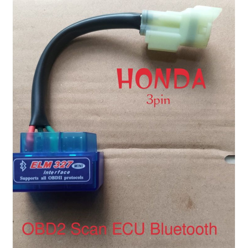 Jual Scanner OBD2 Scan Ecu motor Bluetooth Simpel Type HONDA | Shopee ...