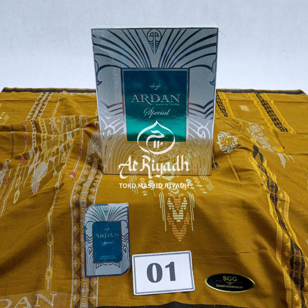 Jual Sarung Ardan Spesial Motif SGG Songket Gunung Galaxy Hitam Warna ...