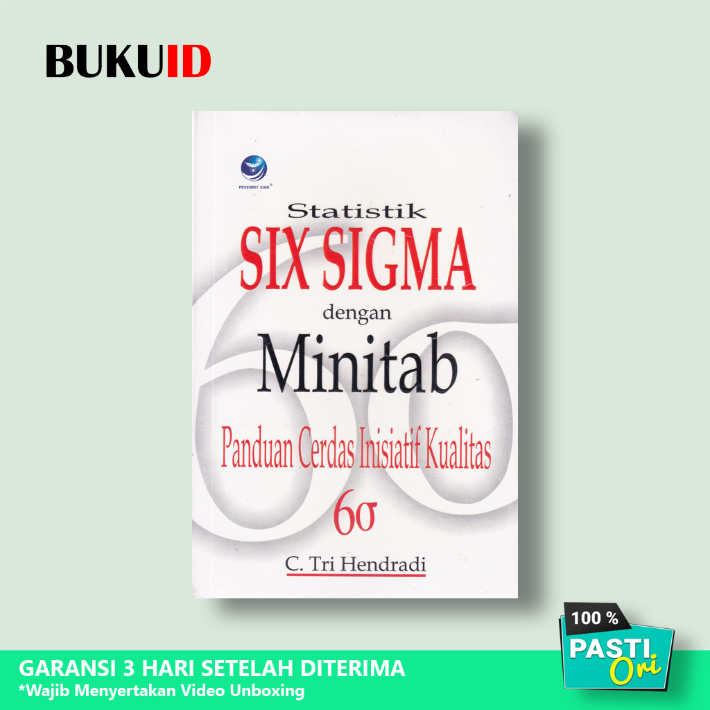 Jual Buku Statistik Six Sigma Dengan Minitab Panduan Cerdas Inisiatif ...