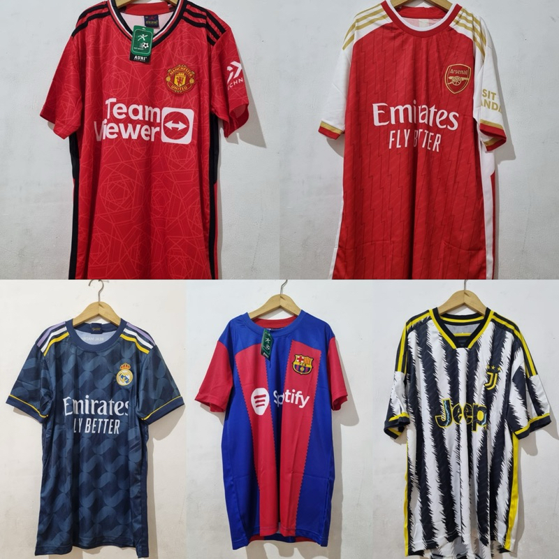 Jual jersey bola klub eropa printing sublime home 3rd third | Shopee ...
