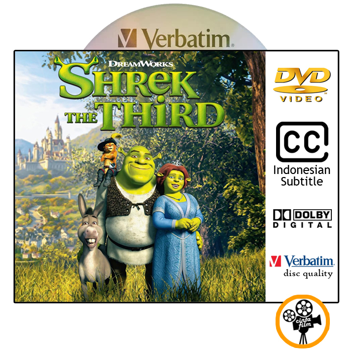 Jual kaset DVD film animasi Shrek The Third (2007) | Shopee Indonesia
