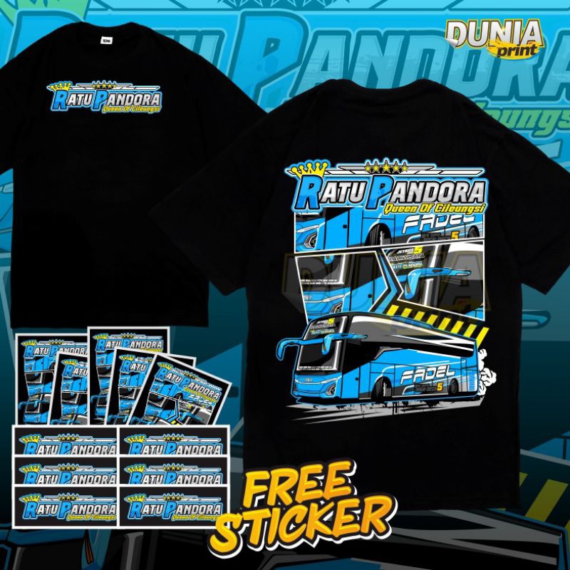 Jual (FREE STICKER+GANCI)KAOS BUSMANIA PANDORA COTTON COMBED 24S ... Jual (FREE STICKER+GANCI)KAOS BUSMANIA PANDORA COTTON COMBED 24S ...