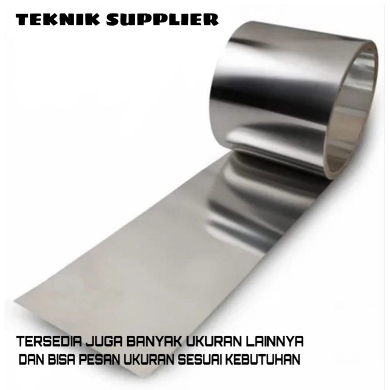 Jual shim plate stainless 304 0.1mm x 150mm x 5000mm | Shopee Indonesia