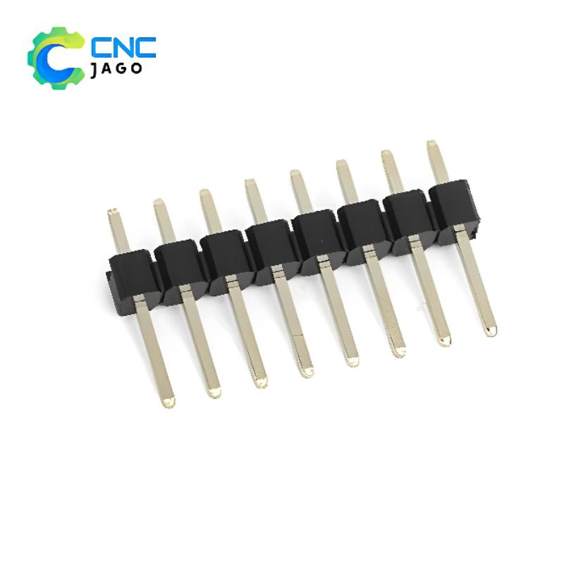Jual PIN HEADER STRIP MALE DOUBLE ROW 2x40 PIN 2.54MM HITAM | Shopee Indonesia