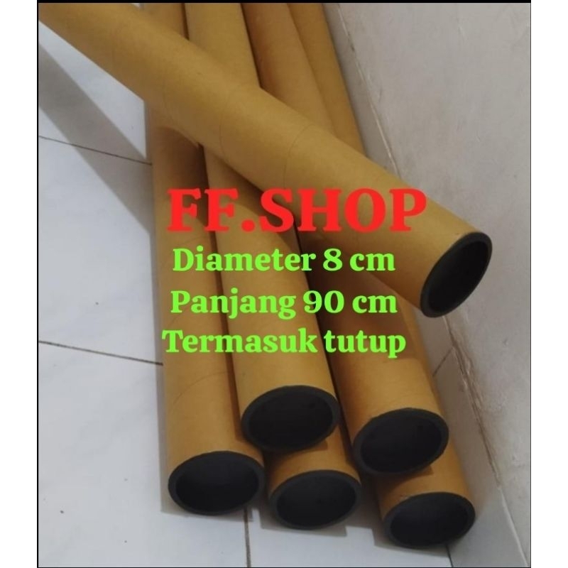 Jual Tabung Packing Dm 8 x 90 cm + Ttp/Tube Paper Core/selongsong ...