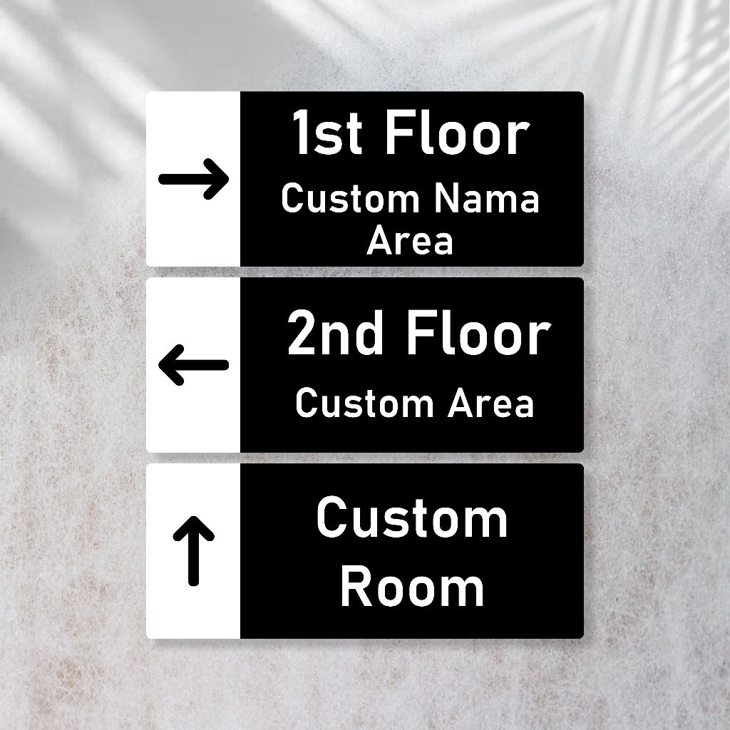 Jual Sign Acrylic Custom Floor | Akrilik Penunjuk ruangan atau lantai ...