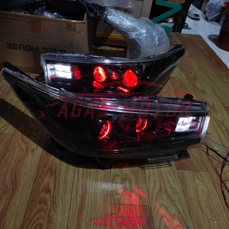 Jual headlamp toyota innova venturer 2021 2022 custome double projector ...