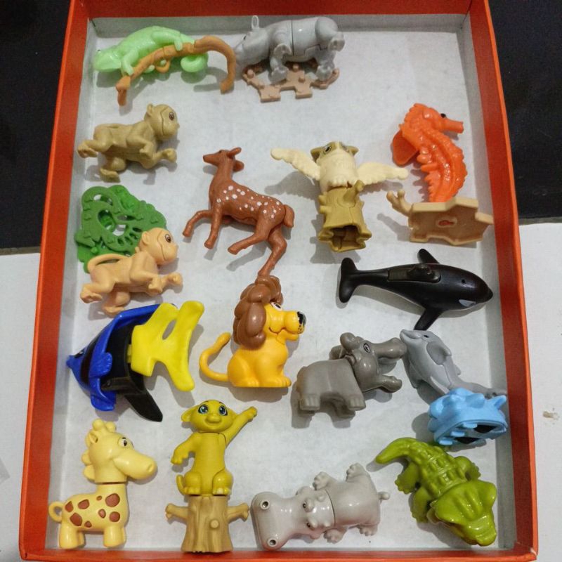 Jual Mainan Kinder Joy ANIMAL (Part 6) tanpa kertas panduan | Shopee ...