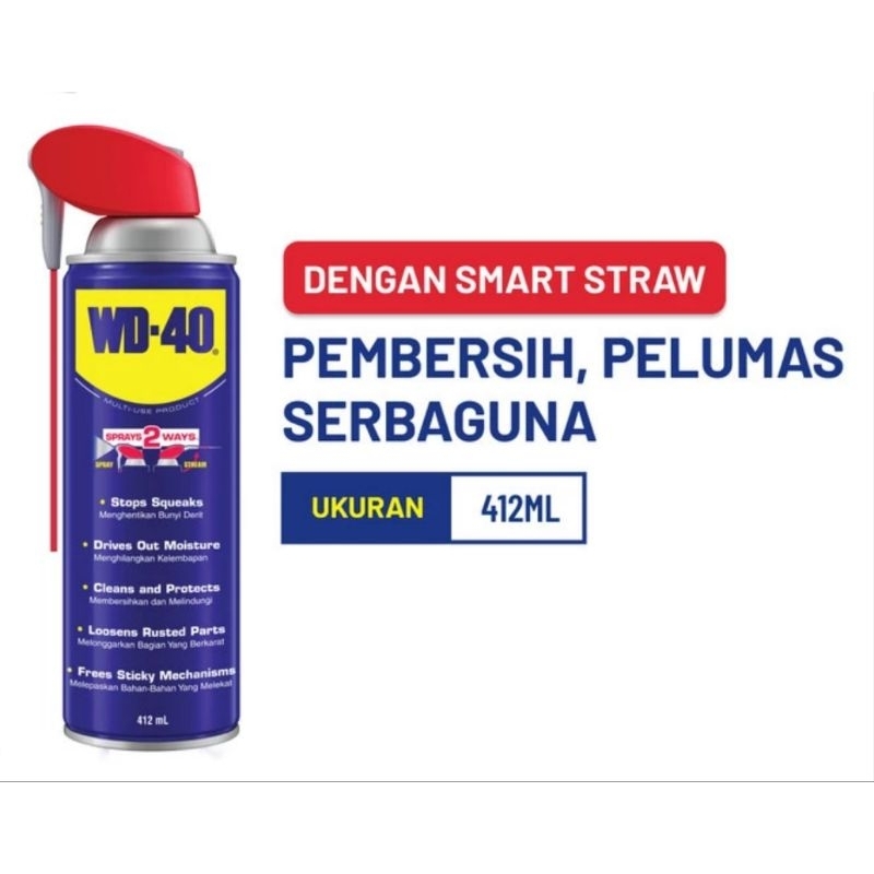 Jual WD40 412ML CAIRAN ANTI KARAT WD 40 WD-40 | Shopee Indonesia
