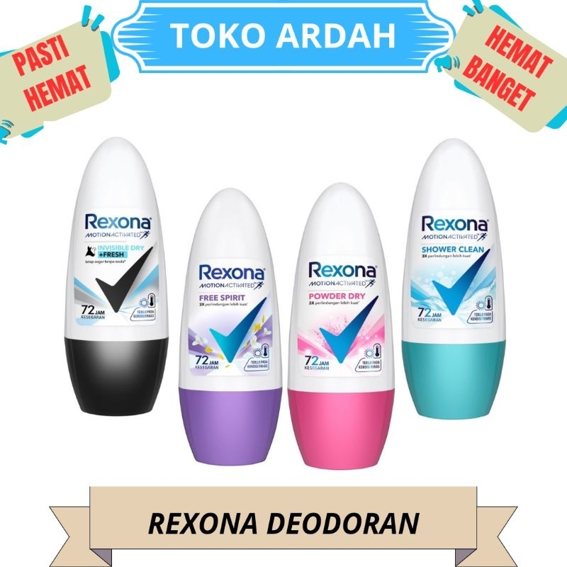 Jual REXONA DEODORANT ROLL ON 45ML | Shopee Indonesia