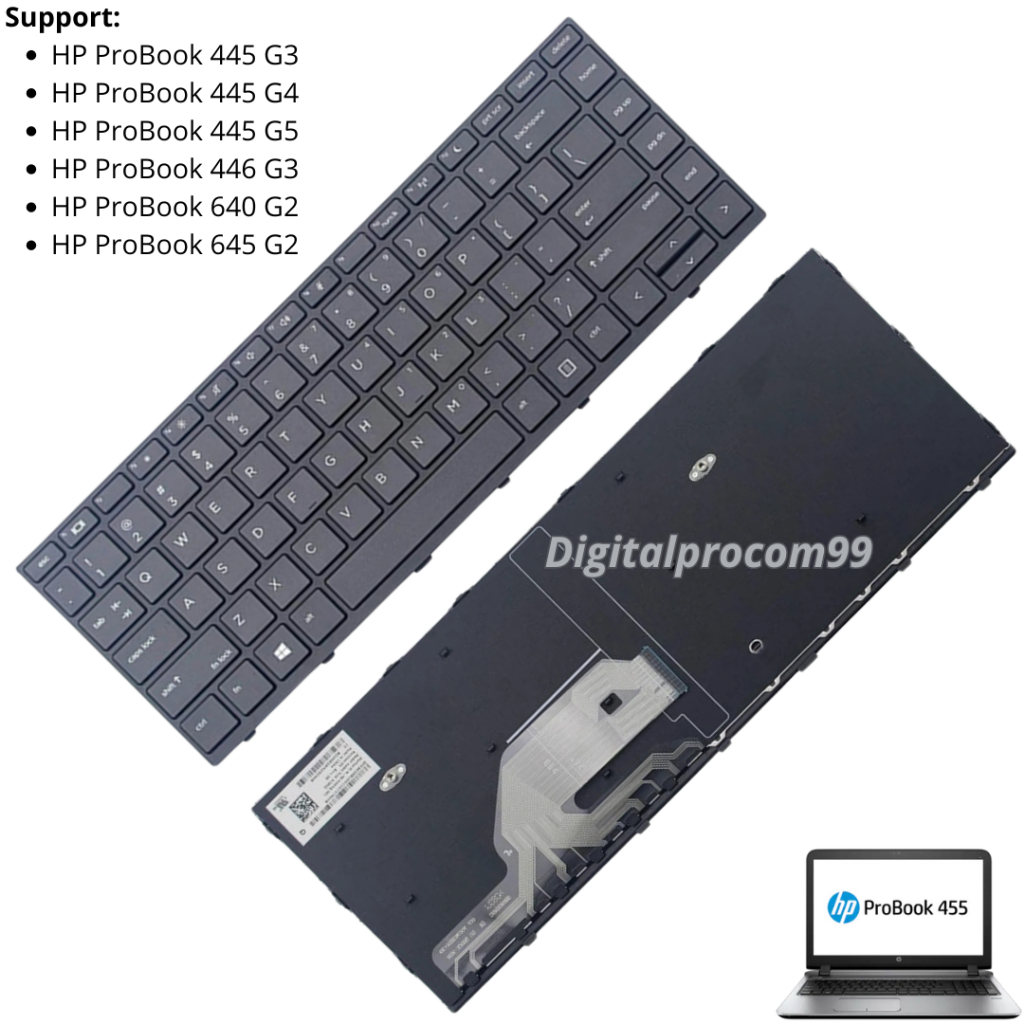 Jual Keyboard HP ProBook 445 G3 G4 445 446 640 645 G5 G3 G2 new ...