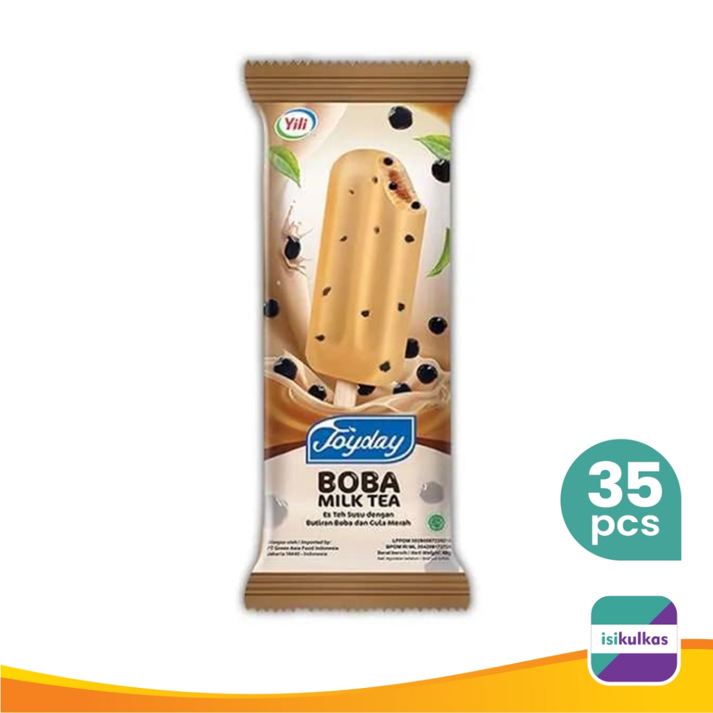 Jual Joyday Es Krim Boba Milk Tea (1 box isi 35pcs) | Shopee Indonesia