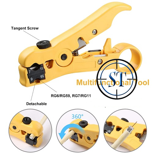 Jual Rotary Stripper Wire Cable Tool Cutter Alat Pengupas Kupas Kabel ...