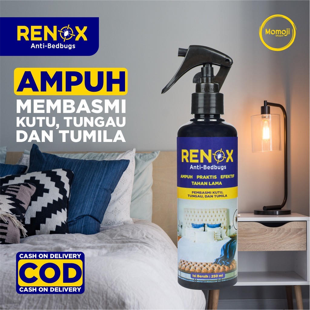Jual Obat Kutu Kasur Pembasmi Tungau Kasur Tumila 250ml Renox Semprotan ...