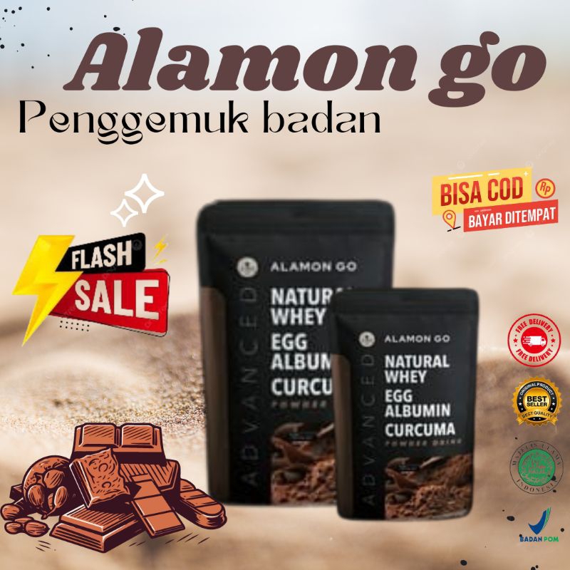 Jual Alamon Go Penggemuk Badan Original Ampuh Solusi Menambah Berat ...