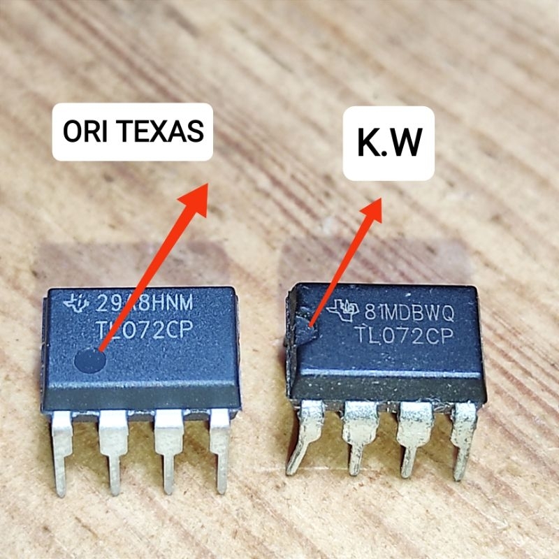 Jual TL072 ORI TEXAS IC Dual OpAmp TL 072 TL072CP JRC072 OP AMP Alternatif JRC4558 JRC4580 ...