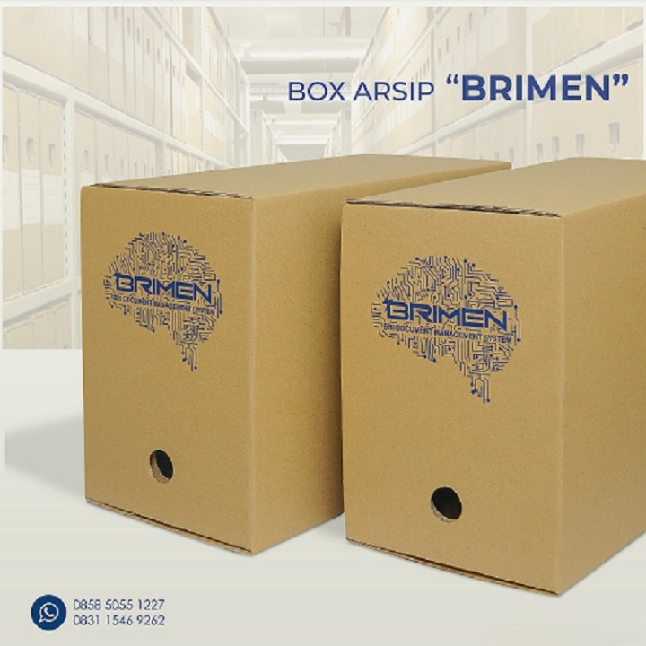 Jual ( 10 pcs ) Kardus Arsip File BRI Box Penyimpanan Dokument Bank Dus ...