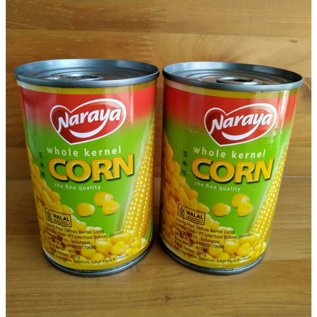 Jual Naraya Jagung Kaleng / Whole Kernel Cron 425 Gram | Shopee Indonesia