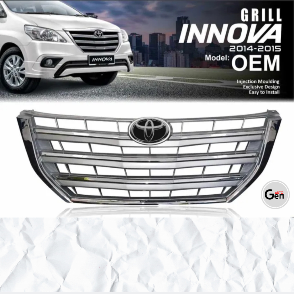 Jual GRILL GRAND INNOVA MODEL ORIGINAL / BARONG CHROME | Shopee Indonesia